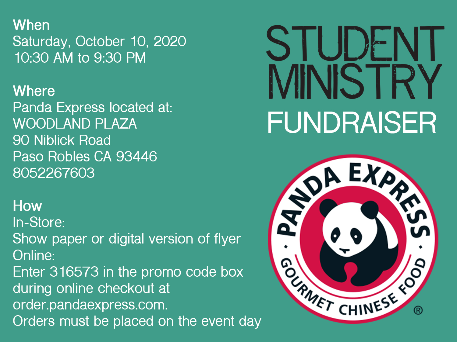 PandaFundraiser copy – First Baptist Church Paso Robles